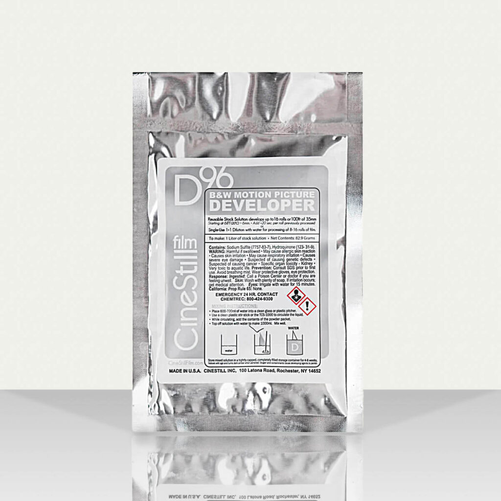 CineStill D96 B&W Developer Powder 1000-2000ml (8-16 Rolls)